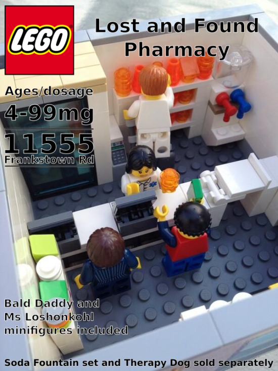 Lost and Found Pharmacy, LEGO edition | Lost and Found Pharmacy